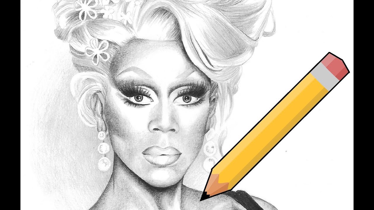 Drawing RuPaul - YouTube
