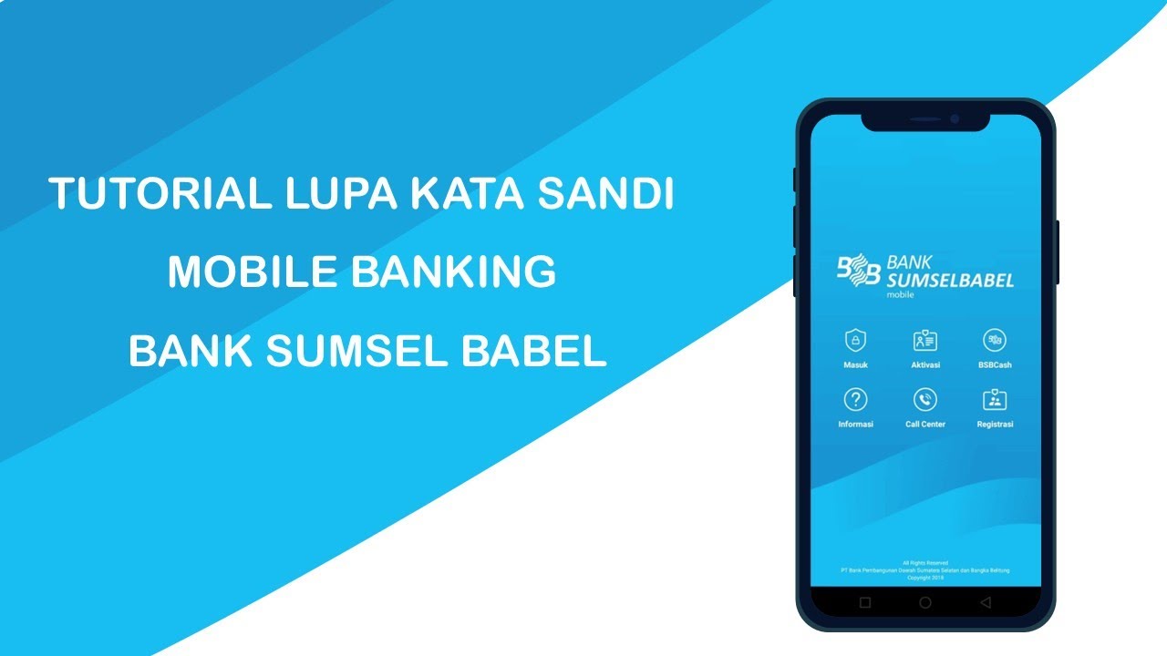 TUTORIAL LUPA KATA SANDI/PASSWORD MOBILE BANKING SUMSEL BABEL - YouTube