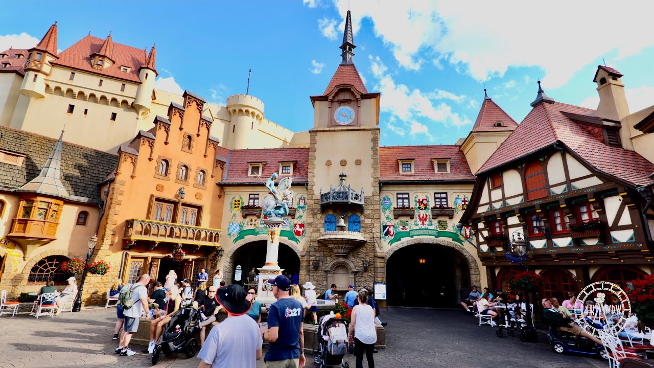 EPCOT World Showcase Germany Pavilion Tour in 4K | Walt Disney World ...