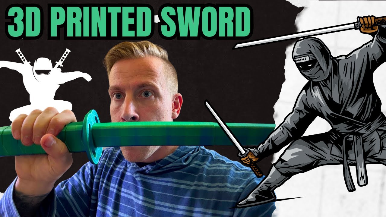 3D Printing the Collapsible Sword! NEED TO SEE - YouTube