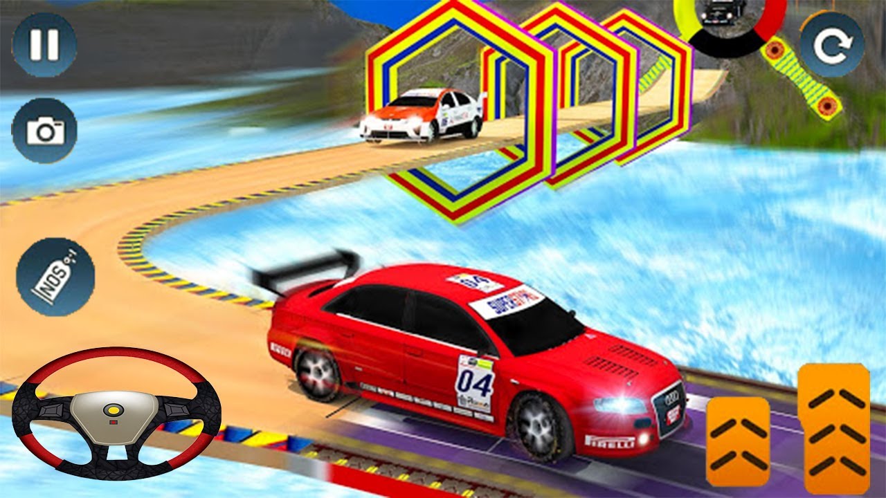 Boost Racer 3D: Extreme Ramp Car Stunts Racing Fun - Android GamePlay ...