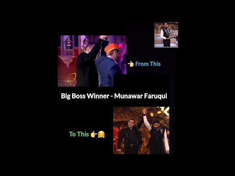 Munawar Faruqui - Big boss 17 Winner ||Big boss 17 Winner || Munawar ...