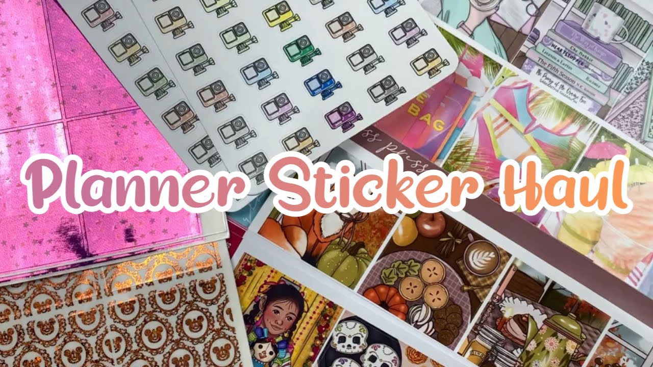 Planner Sticker Haul | Ft Carlea Plans, SPC, and More! - YouTube