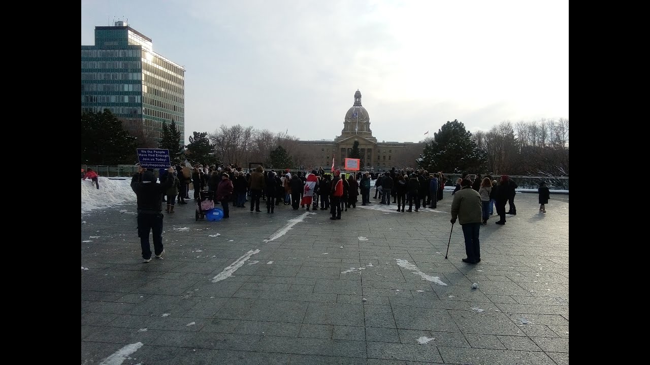 Freedom Rally Edmonton, Alberta, Canada, November 21, 2020 - YouTube