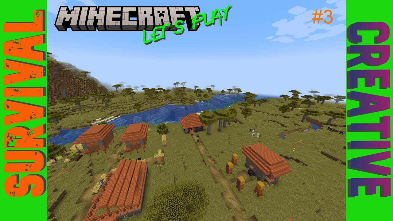 Minecraft Survival/Creative Let´s Play deutsch #3 Creeper klatschen 👊 ...