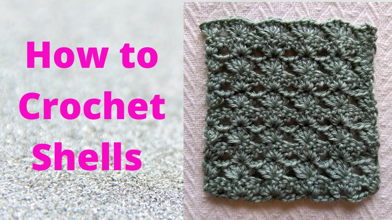 How to Crochet Shells - YouTube