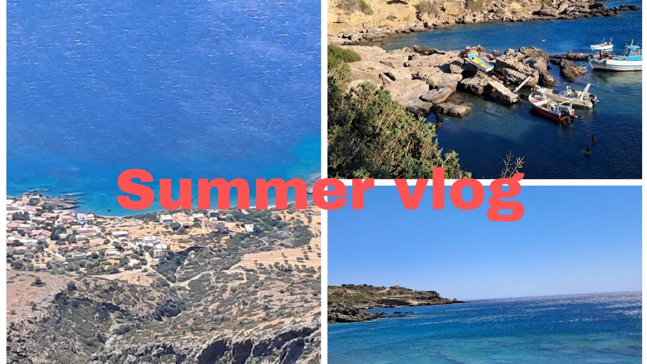 καλοκαιρινό vlog έξω απο το Ηρακλείου - YouTube