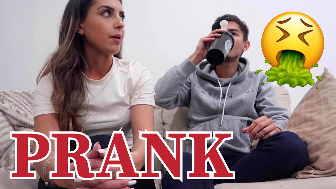 DISGUSTING PROTEIN SHAKE PRANK ON BOYFRIEND *HE THROWS UP* - YouTube