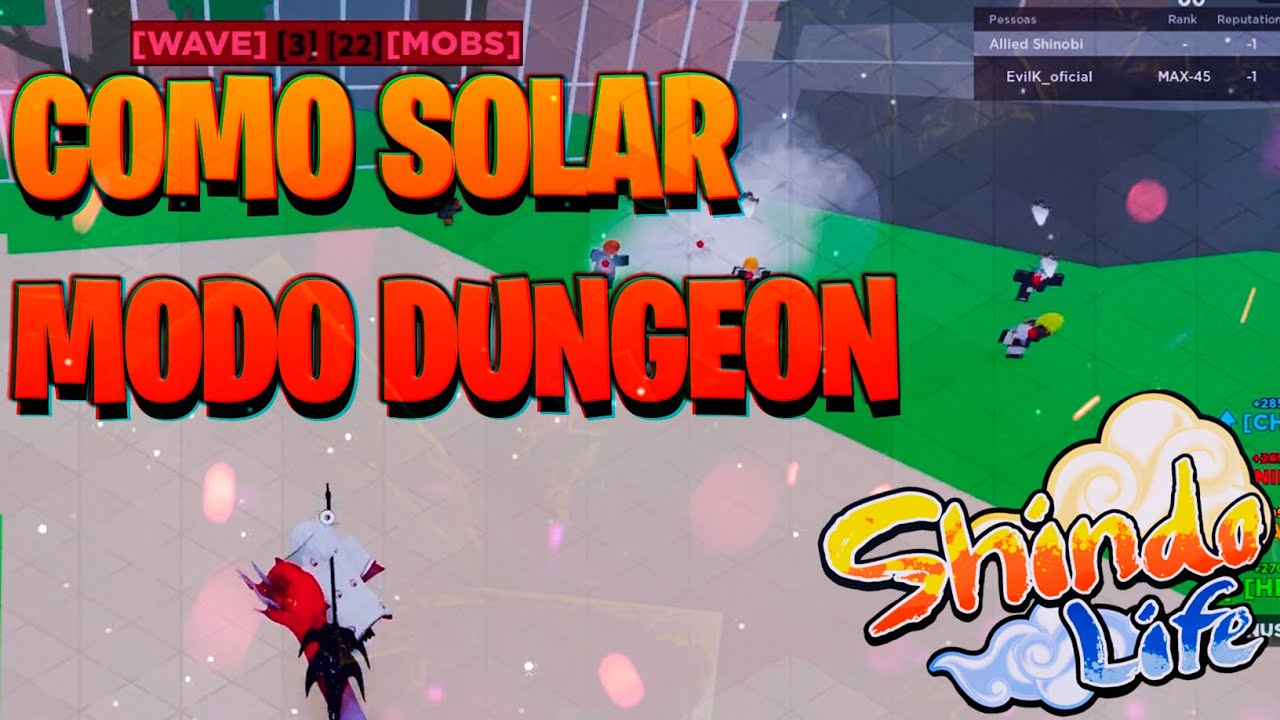 SOLANDO O MODO DUNGEON E TUDO SOBRE A ATUALIZAÇÃO NO SHINDO LIFE - YouTube