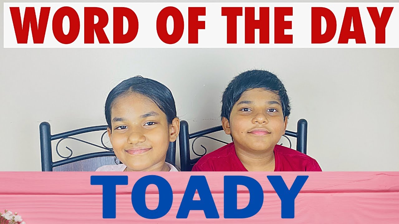 Toady | toady meaning | define toady - YouTube