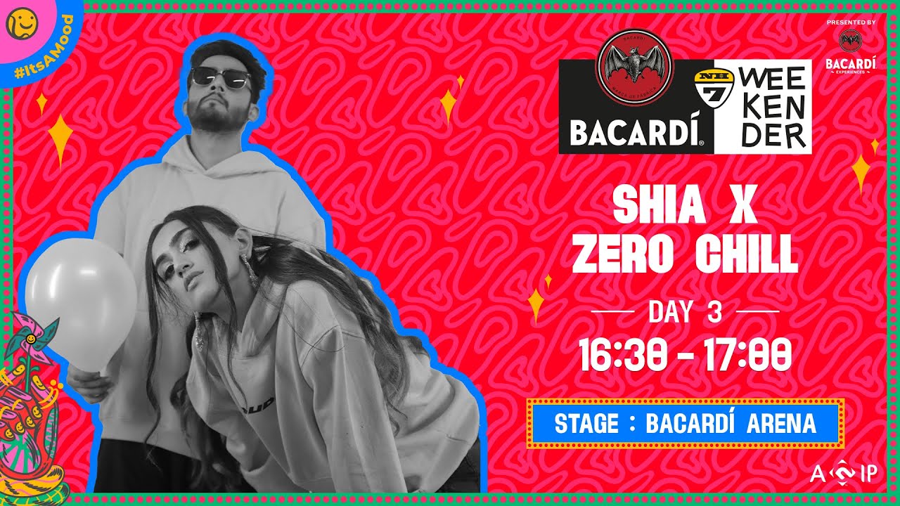 [LIVE] BACARDÍ NH7 Weekender 2023 | Shia X Zero Chill | BACARDÍ Arena ...