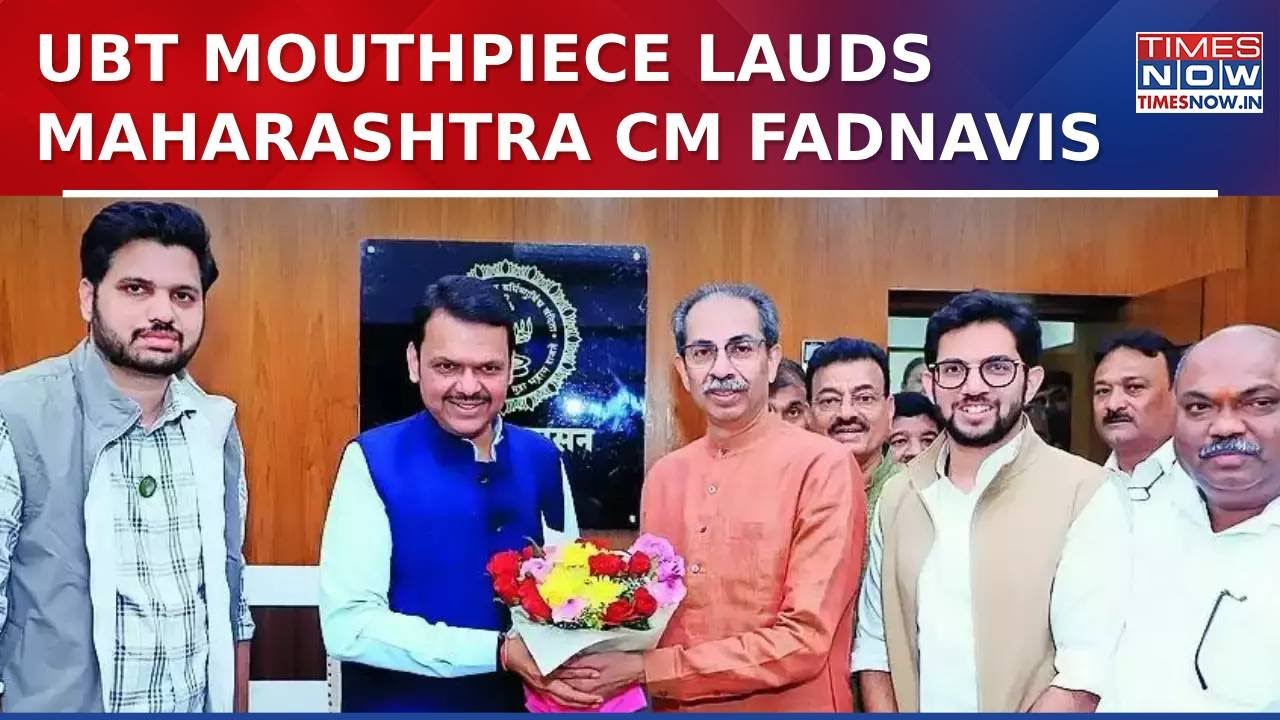 UBT Sena's Saamana Praises CM Fadnavis For Tackling Naxalism ...