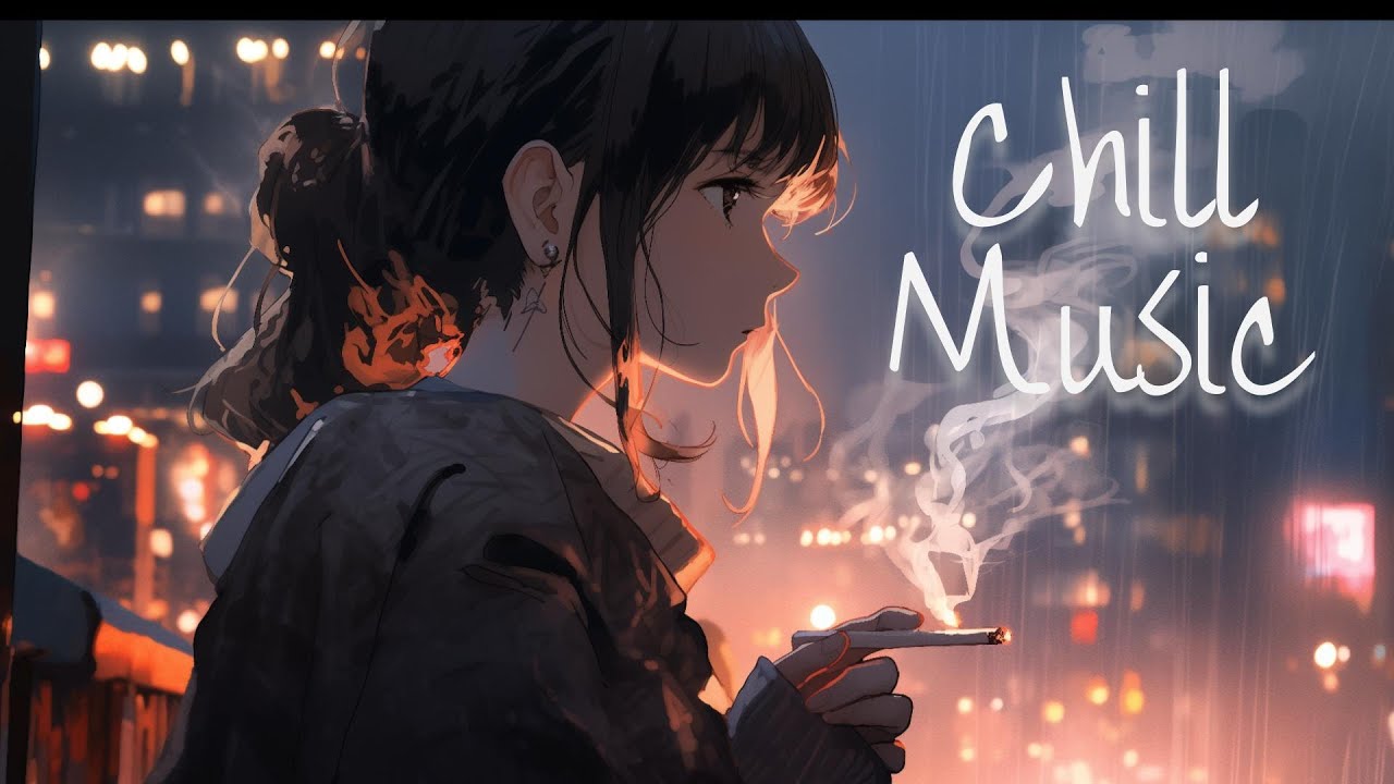 【Smoke and Chill 】🌃🚬🌟Midnight Solace: City Lights and a Single Smoke🚬 ...