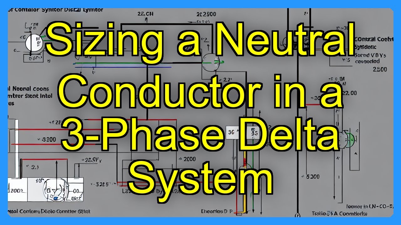 Sizing a Neutral Conductor in a 3-Phase Delta System - YouTube