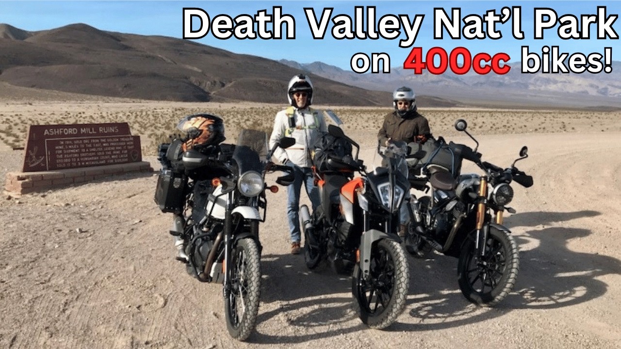 Riding Death Valley 2025, on Mid-size Motorcycles. - YouTube