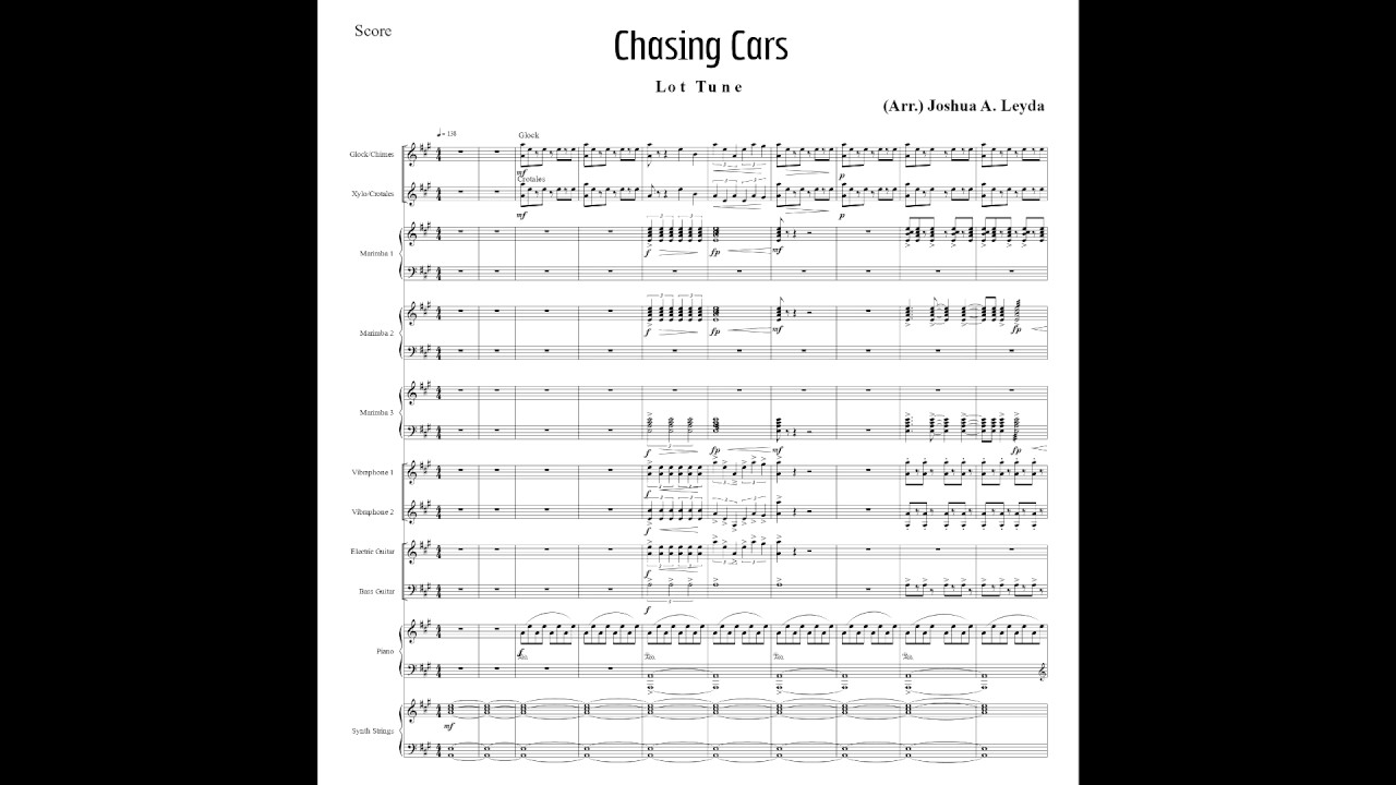 Chasing Cars - PIT Lot Tune - Snow Patrol - YouTube