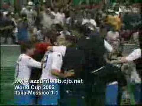 Del Piero (Italia - Mexico) 2002 World Cup - YouTube