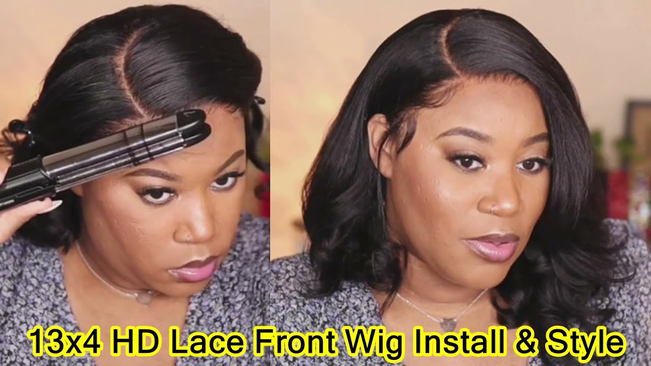 HD lace wig installed & Style! Easy to learn!! #hdwig #aprillacewgis # ...