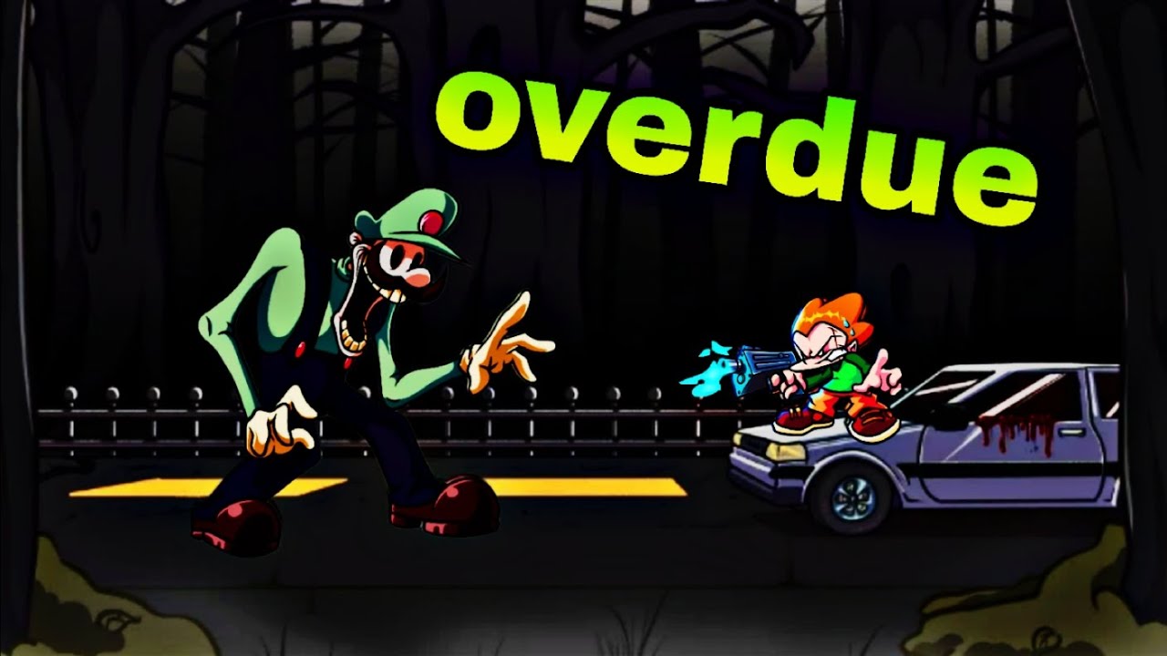 overdue (fnf Mario madness V2)(con filtros y efectos) - YouTube