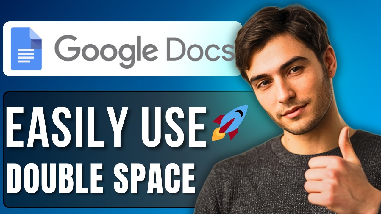 How to Double Space in Google Docs | Step-by-Step Tutorial - YouTube