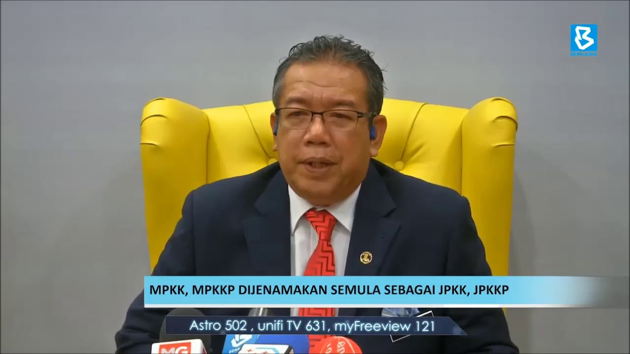 MPKK, MPKKP dijenamakan semula sebagai JPKK, JPKKP - YouTube