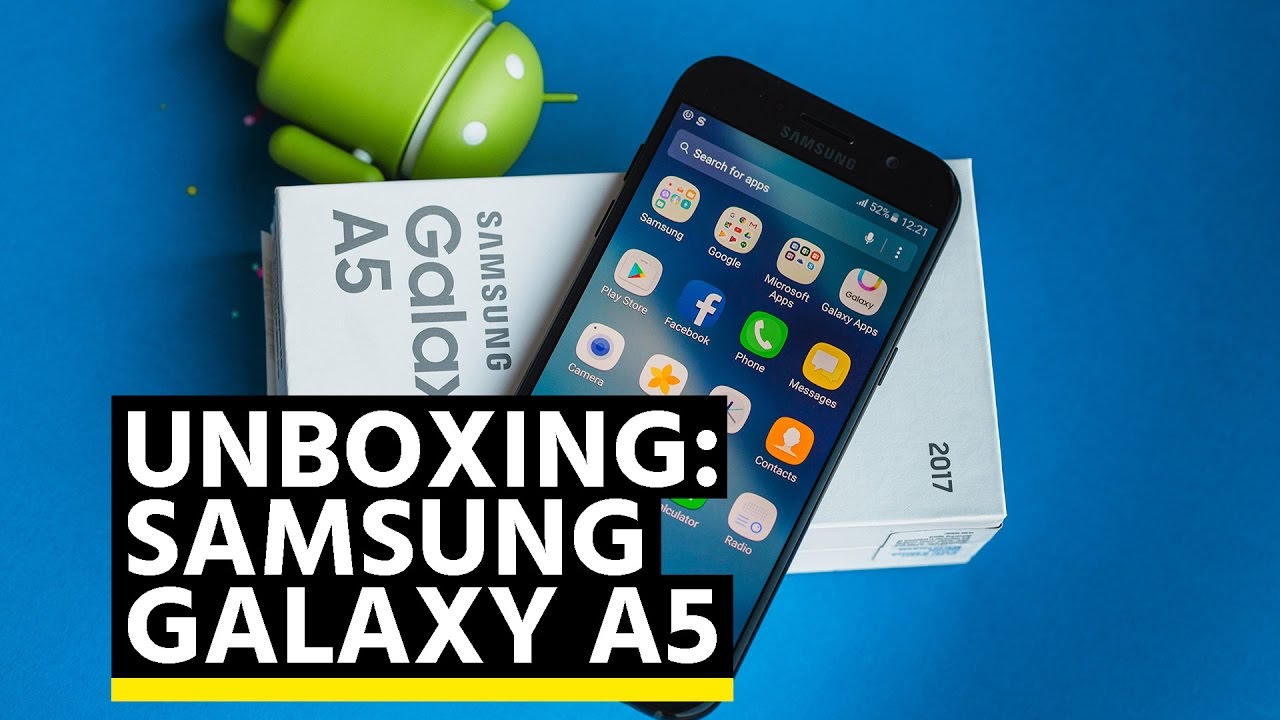 Unboxing: Samsung Galaxy A5 (2017) - YouTube