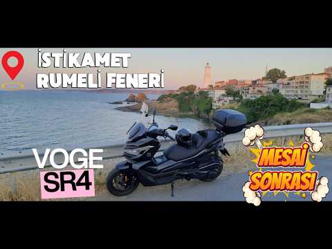 Voge SR4 ile iş çıkışı Rumeli Fenerine gittim.#motovlog #motorcycle #motor #honda #yamaha #moto