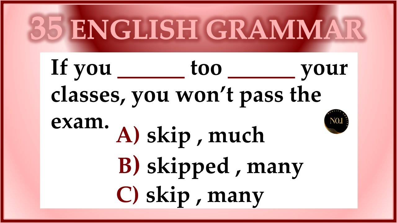35 English Tenses Quiz | Verb Forms v1 v2 v3 English | Conjugation Of ...