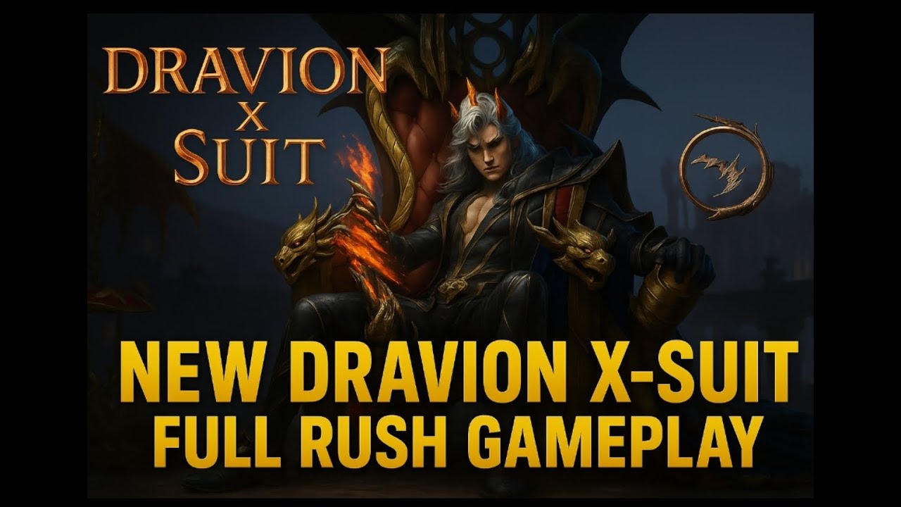 NEW DRAVION X SUIT🥺 BGMI🔴LIVE FULL RUSH GAME PLAY 😨 Full Masti 🤣 ...