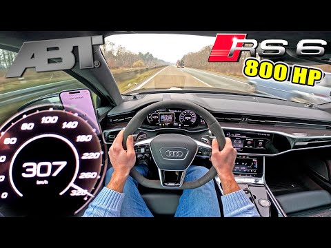 800HP AUDI RS6 Johann ABT Signature Edition on UNLIMITED AUTOBAHN!