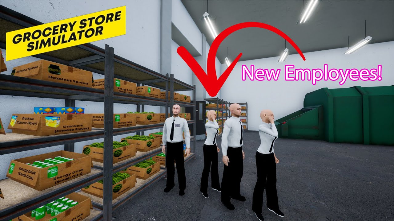 Grocery Store Simulator: New Employee Update FINALLY Here! Game ...