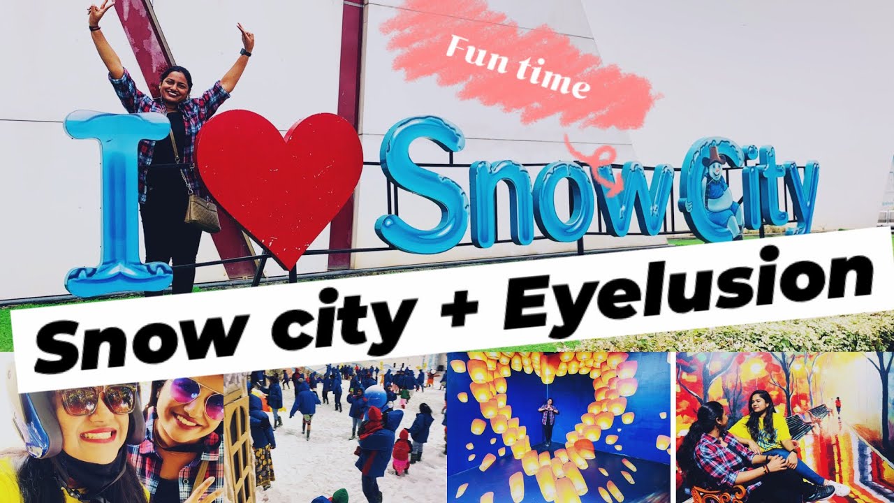 All about SNOW CITY ☃️ + EYELUSION👀 Bangalore | #inkannada #kannada # ...