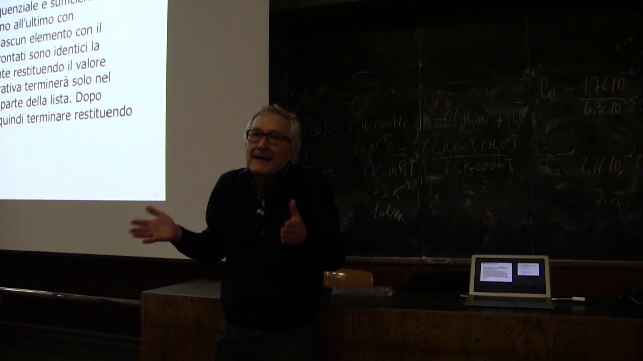 Informatica I: Modelli dell'Informatica - lez. 13 (11 Dic. 2017) - YouTube