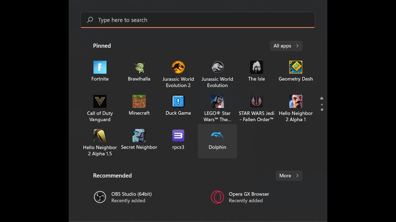 how to pin Epic Games Launcher games to start on PC - YouTube
