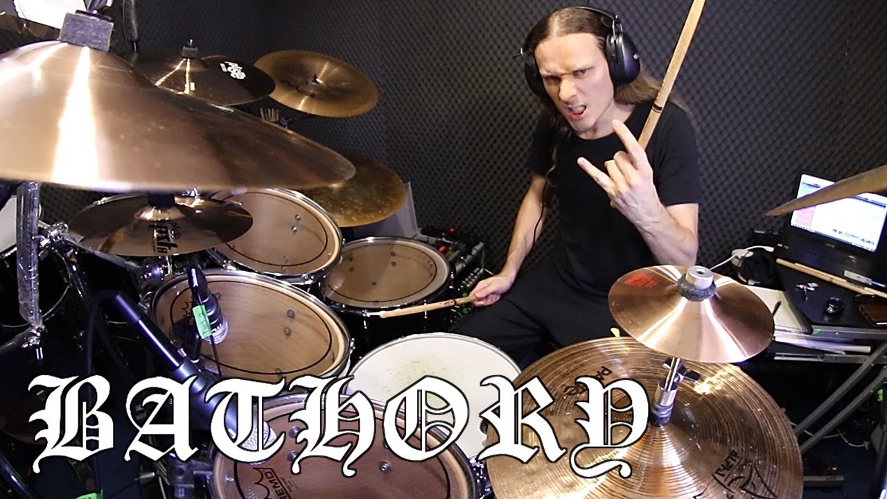 Armageddon drum track - BATHORY drumming - YouTube