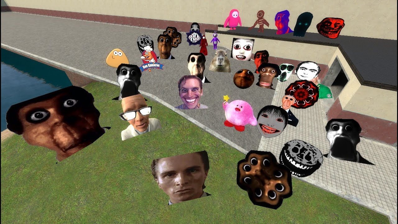 ALL FULL NICO'S NEXTBOT, 2D NEXTBOTS, OBUNGA NETBOT NEW UPDATE In Garry ...