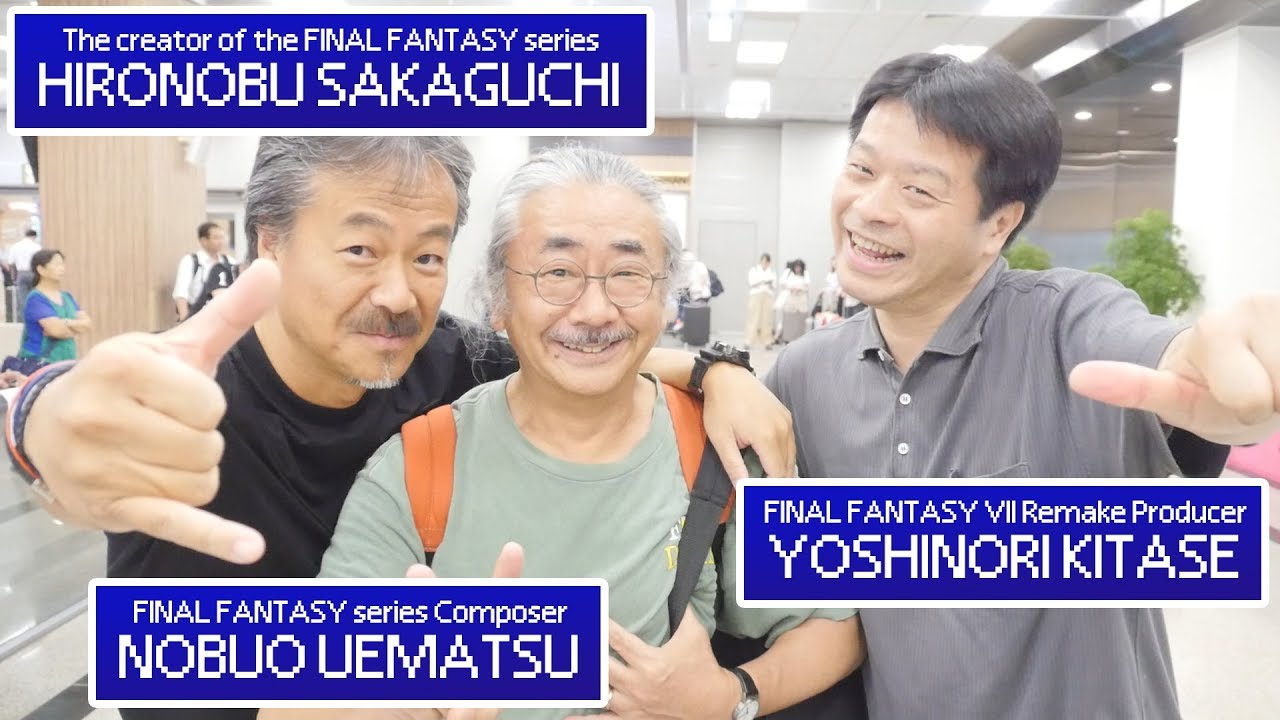3 legends of FINAL FANTASY at Taiwan Airport - YouTube