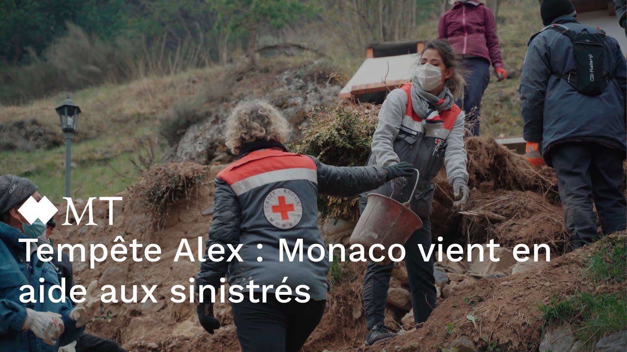 Tempête Alex : Monaco vient en aide aux sinistrés - YouTube