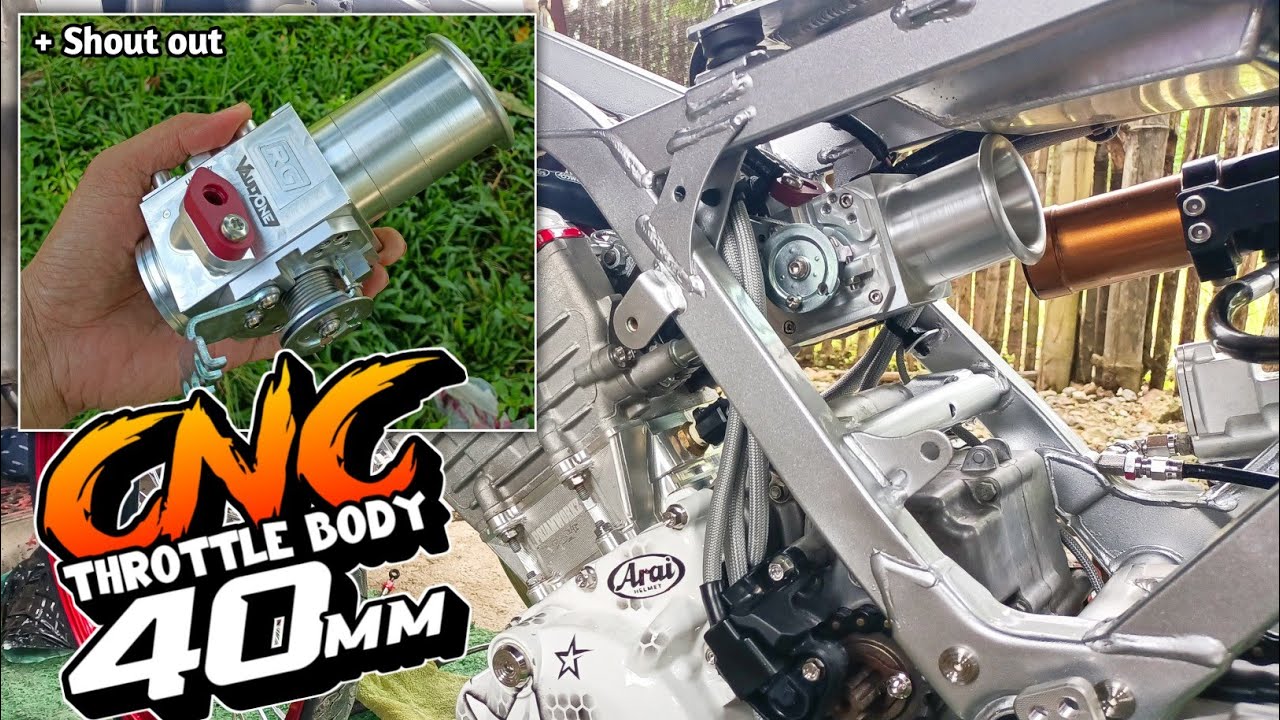 RG CNC tb 40mm | Raider fi Streetbike - YouTube