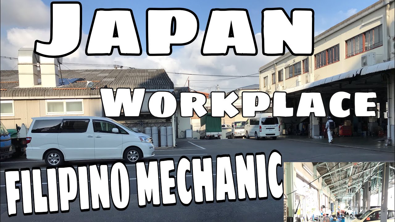 Filipino mechanic//Japan/// silip sa aking workplace - YouTube