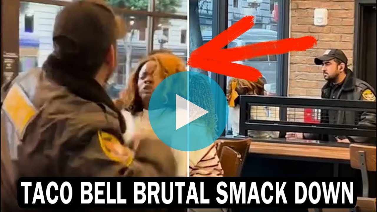 BREAKING: TACO BELL Security SMACKS Girl in Shocking Video - YouTube