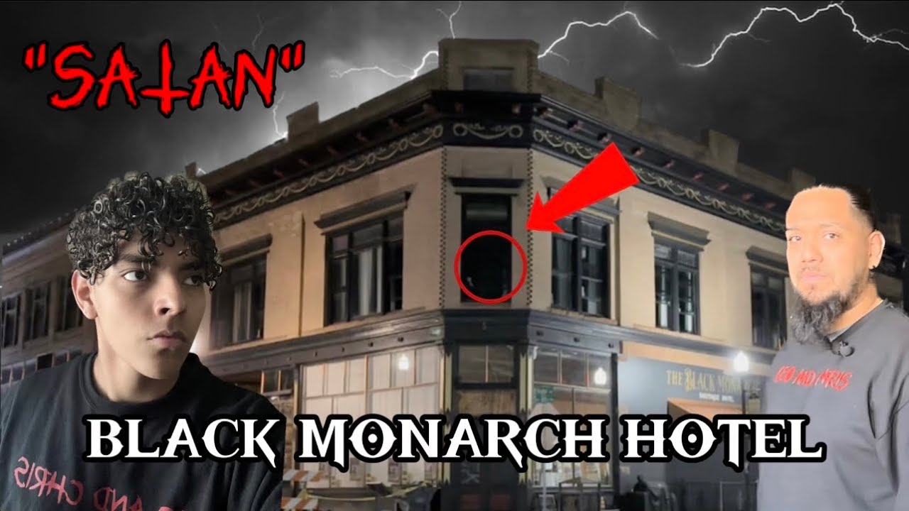 Overnight in a HAUNTED Hotel | THE BLACK MONARCH| - YouTube