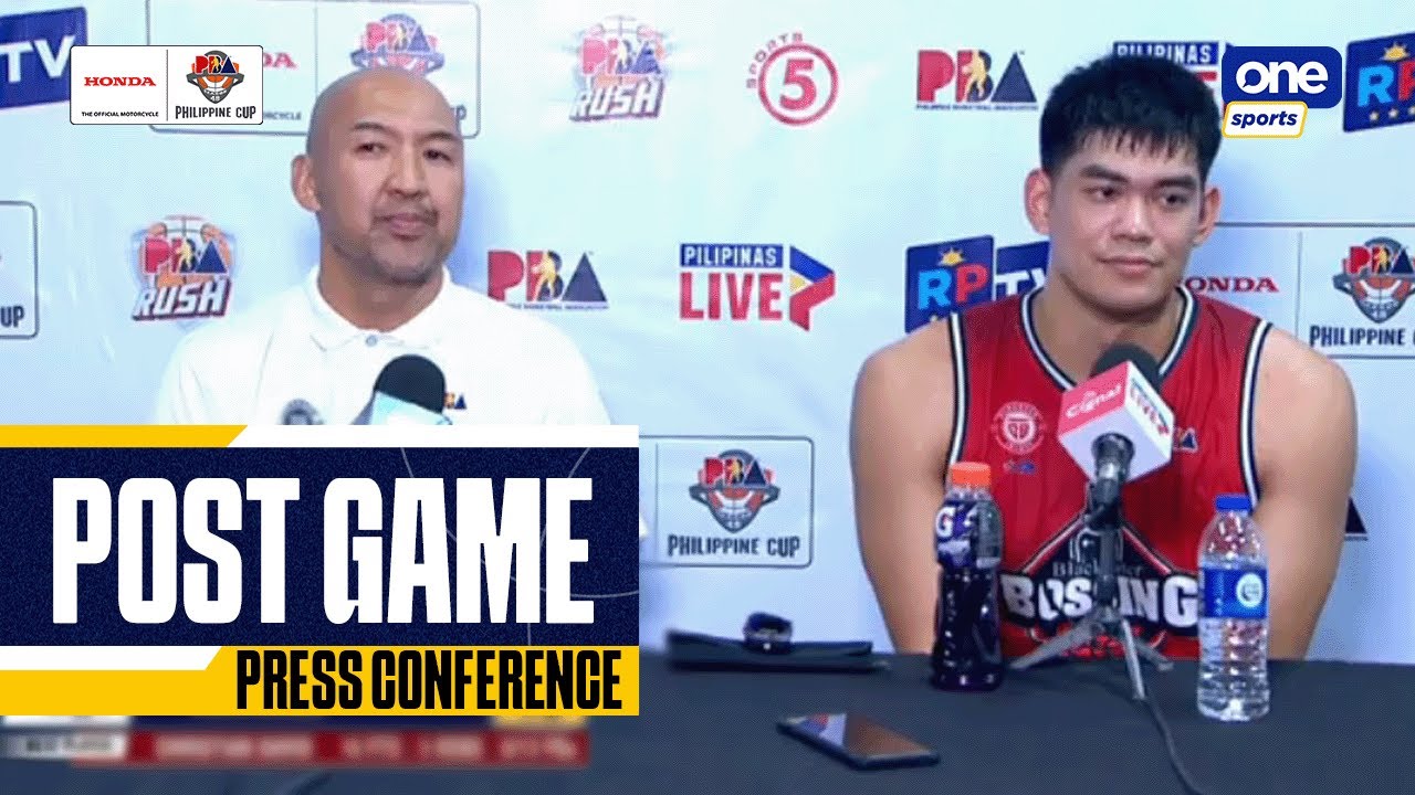Blackwater post-game press conference | PBA Season 48 Philippine Cup ...