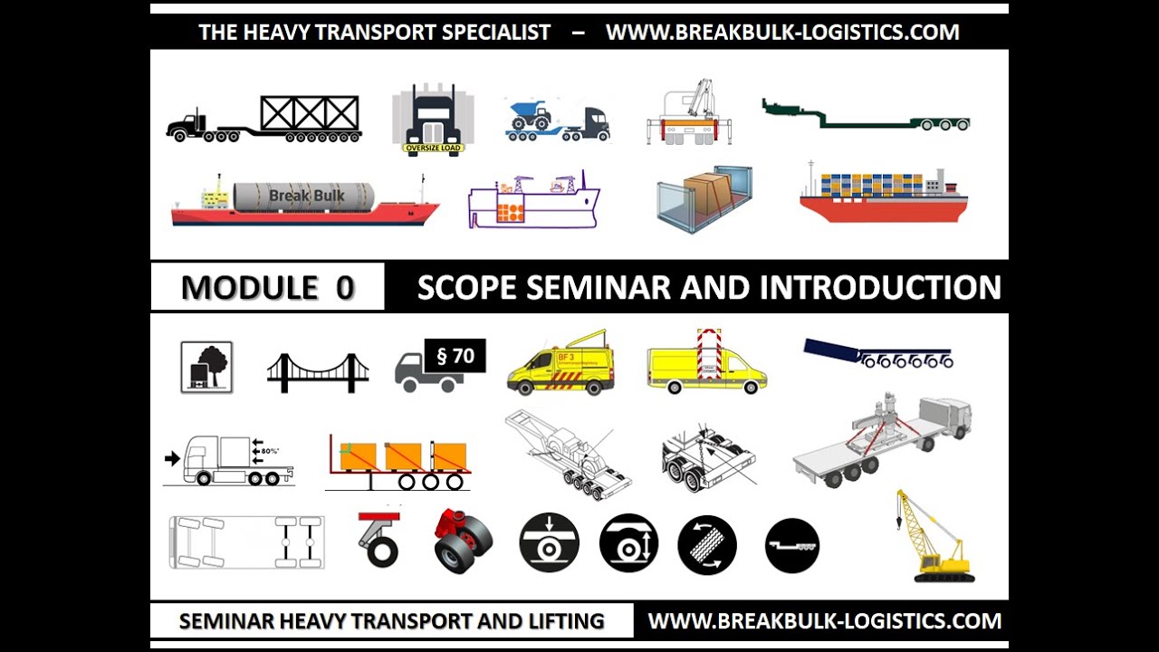 Workshop heavy and oversized transport and heavy lift - Module 0 ...