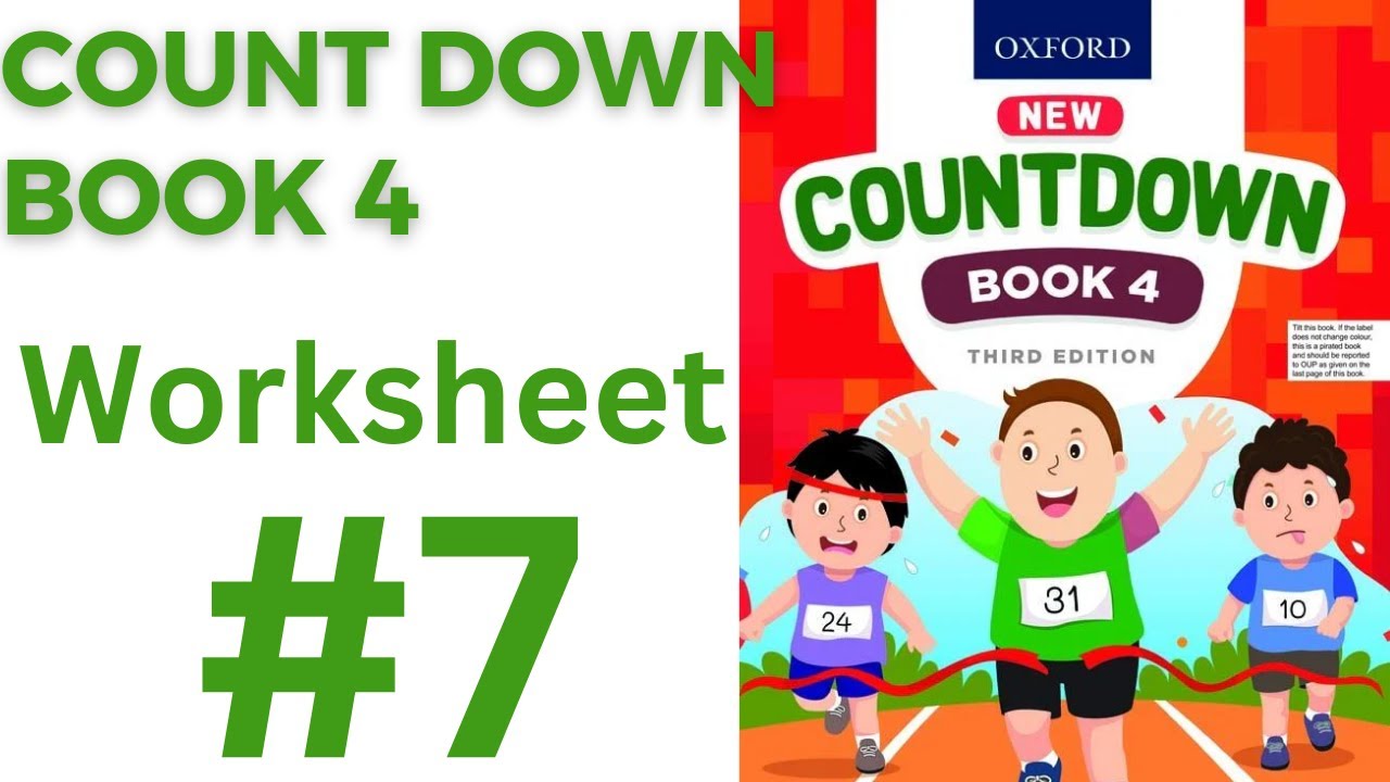 worksheet class 4| Worksheet 7|countdown book 4 Worksheet 7| class 4 ...