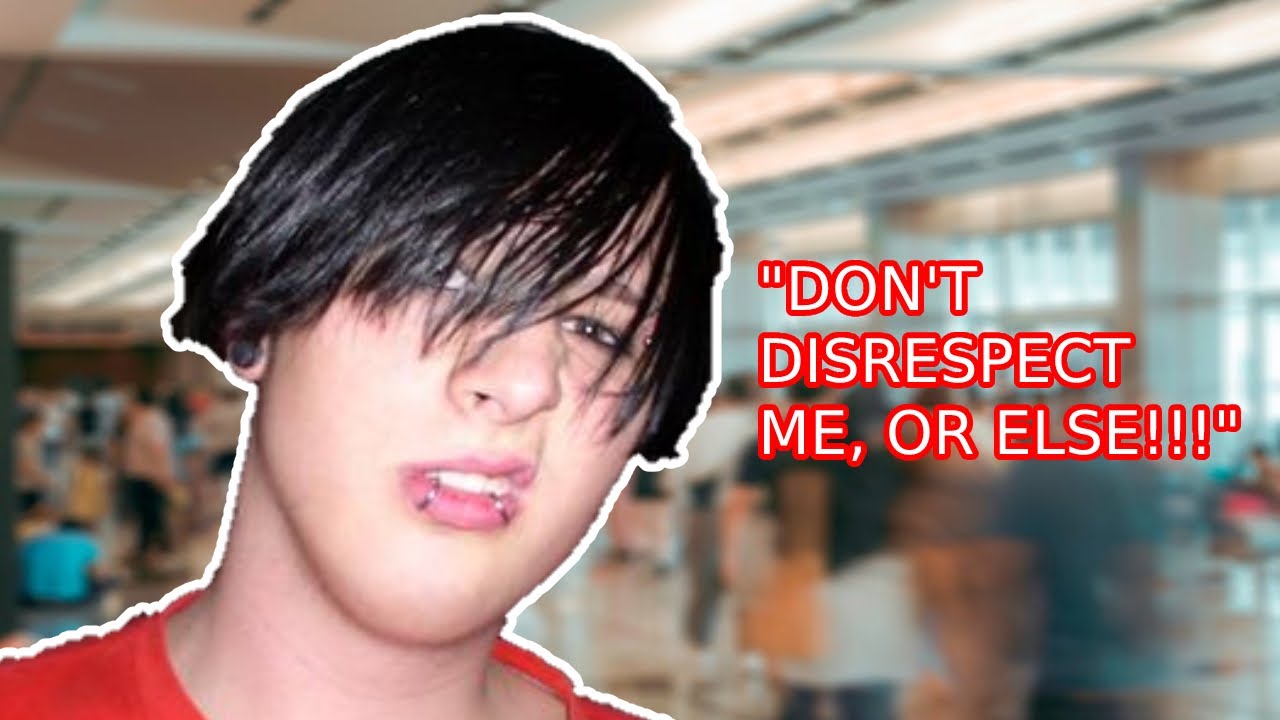 EMO KID TRIED TO CURSE ME - YouTube