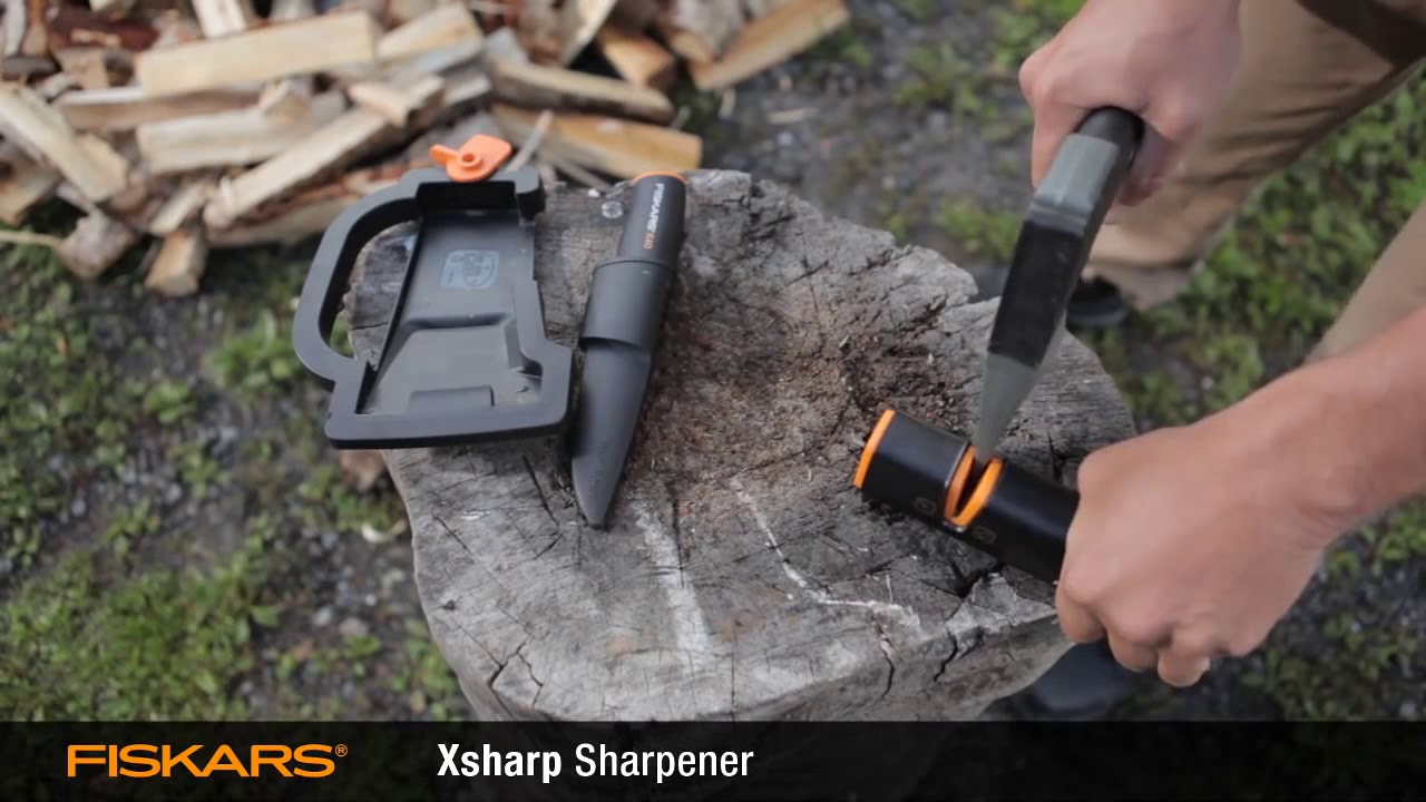 SEKATOR.net | Точилка для сокир і ножів Fiskars XSharp 120740 - YouTube