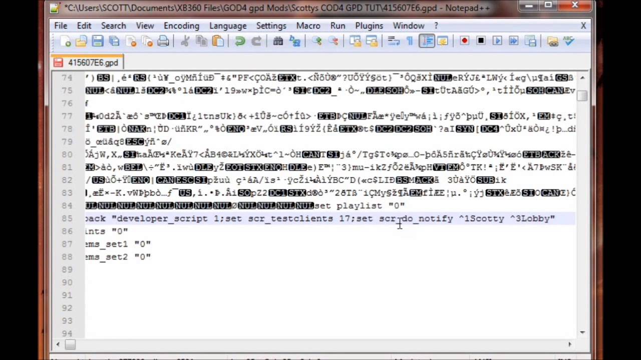 How To Mod COD4 USB MODZ Offline GPD Codding Modding TUT - YouTube