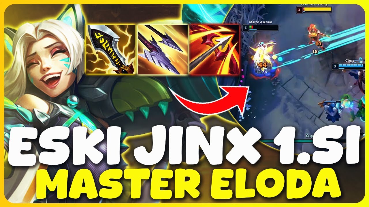 JİNX AL OYUNLARI TEK BAŞINA TAŞI!!! | EUW MASTER ELO JİNX OYNANIŞ ...