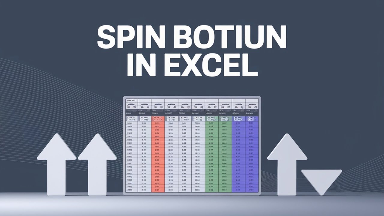 How to Use Spin Button in Excel - YouTube